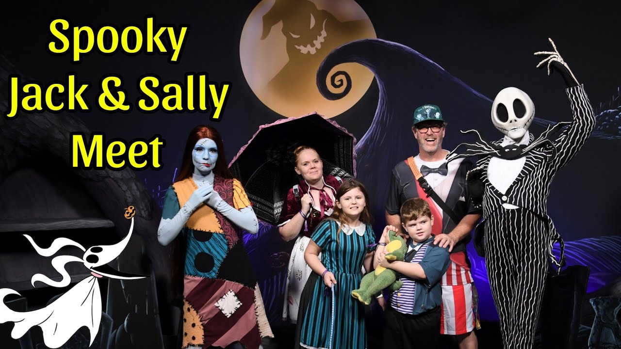 Spooky Jack Skellington & Sally Meet & Greet at Disney's Halloween ...