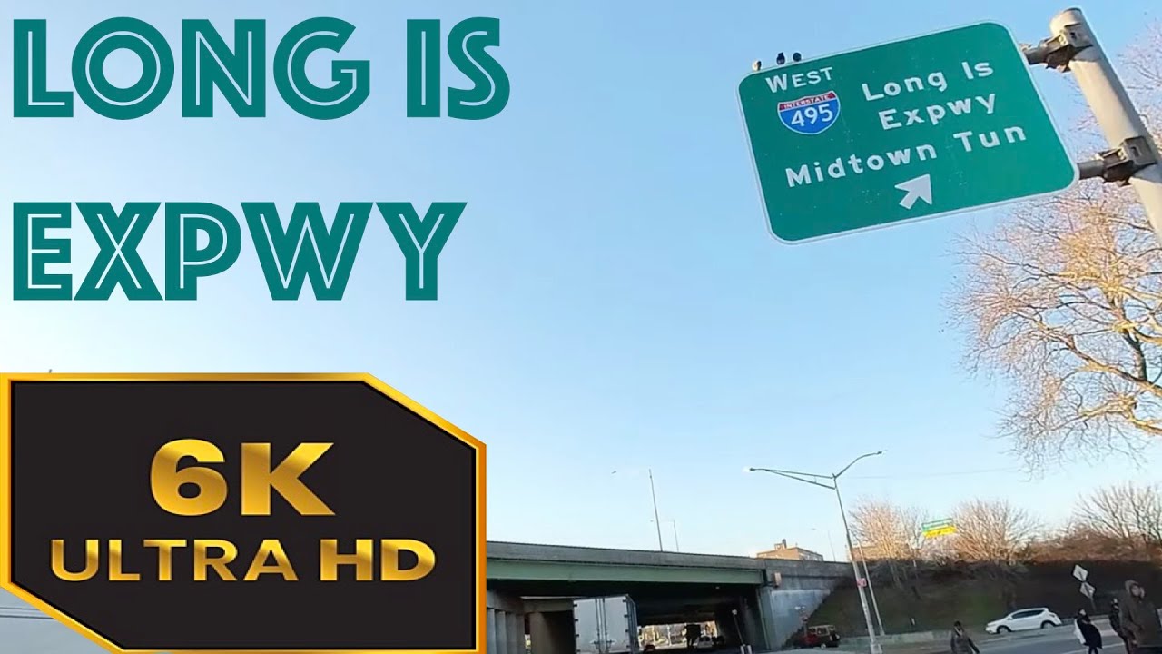 NYC Interstate 495 - LIE Drive: A Journey on the Expressway - YouTube