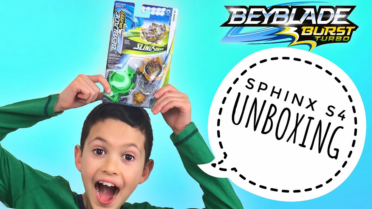 SPHINX S4 6 ACCEL-S | Unboxing+QR Code+Battle | Beyblade Burst Turbo ...