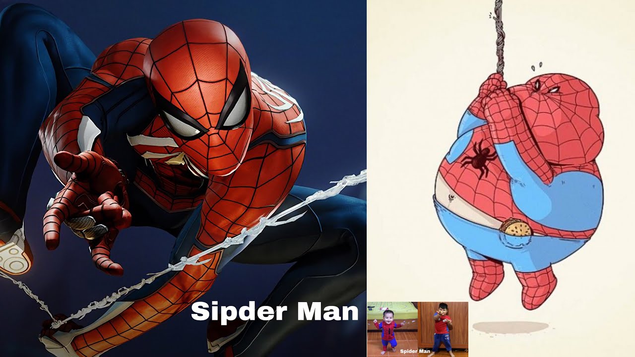 Superhero Characters Fat Version - YouTube