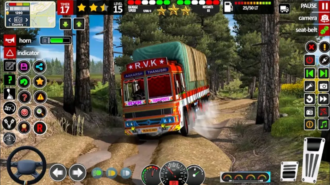 Indian Offroad Truck Driving Truck Lorry Simulator Game 2024-Android Gameplay - YouTube