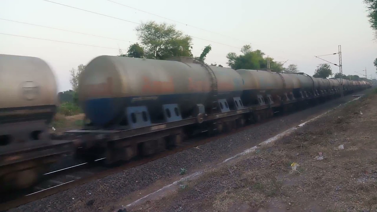 Amul Milk Tanker train Gujarat | Indian Railways - YouTube
