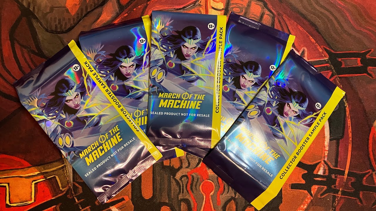 Schlub Unboxes: March of the Machine Collector Sample Packs - YouTube