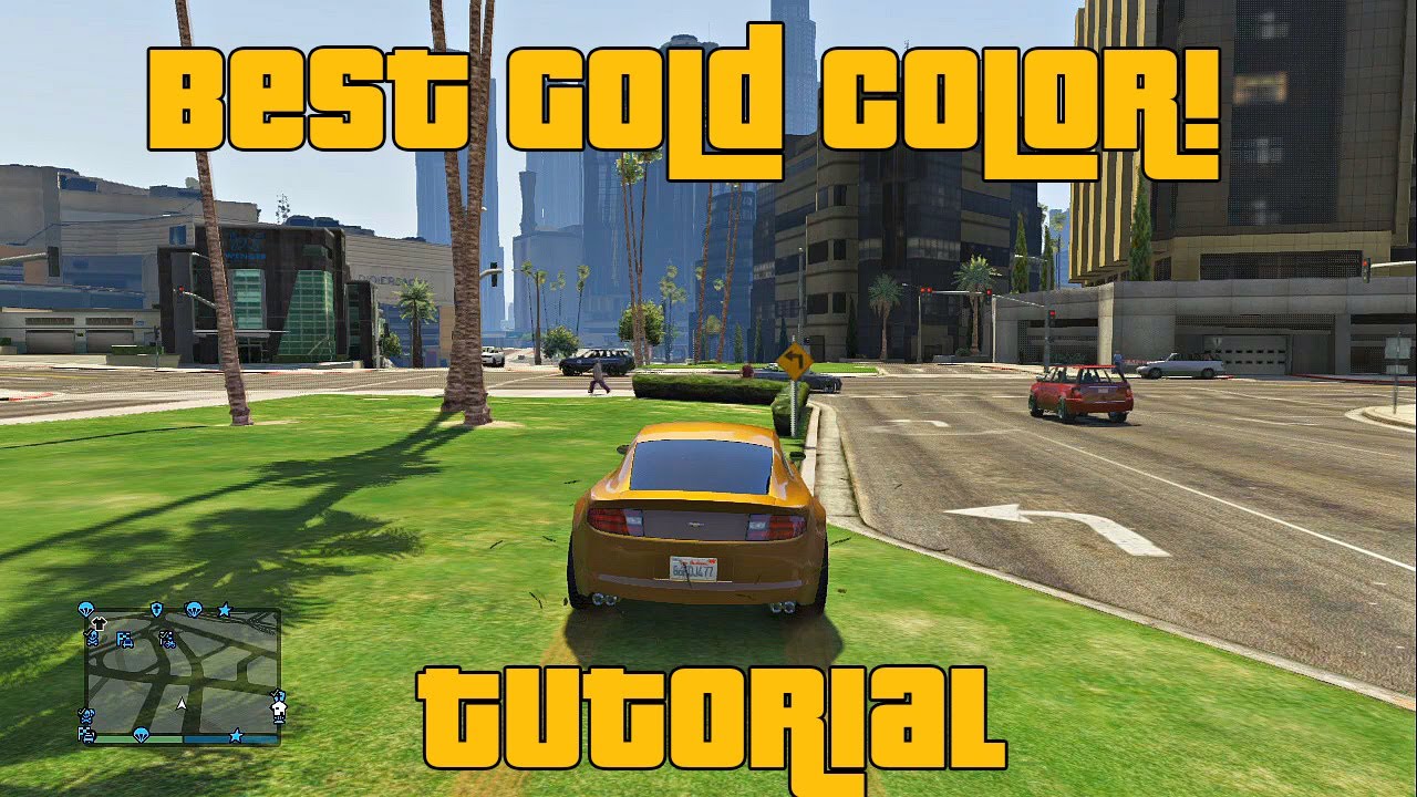 GTA 5 Online: Secret Gold Paint Customization! (Best Gold Color!)(GTA ...