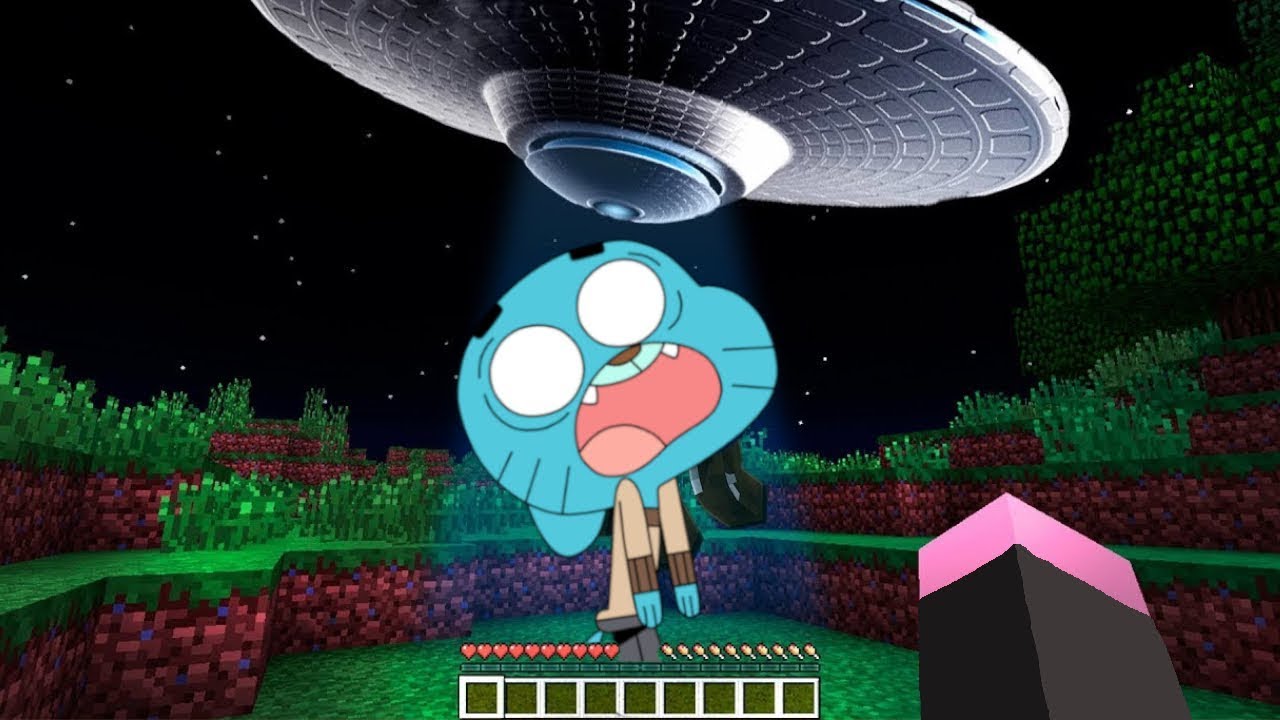 UN ALIEN CAPTURE GUMBALL SUR MINECRAFT !! 🛸😰 | (Base Secrète Troll ...