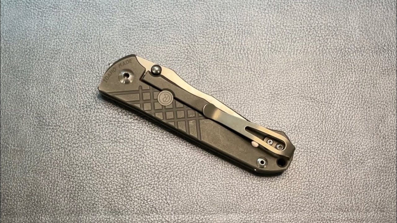 MXG Deep Carry Clip for Chris Reeve Knives - YouTube