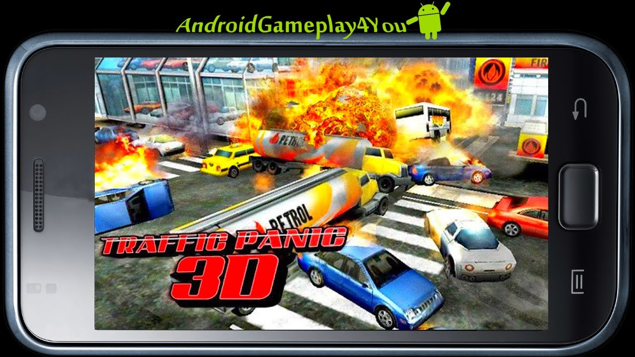 Traffic Panic 3D Awesome Free Android Game Gameplay [Game For Kids] - YouTube