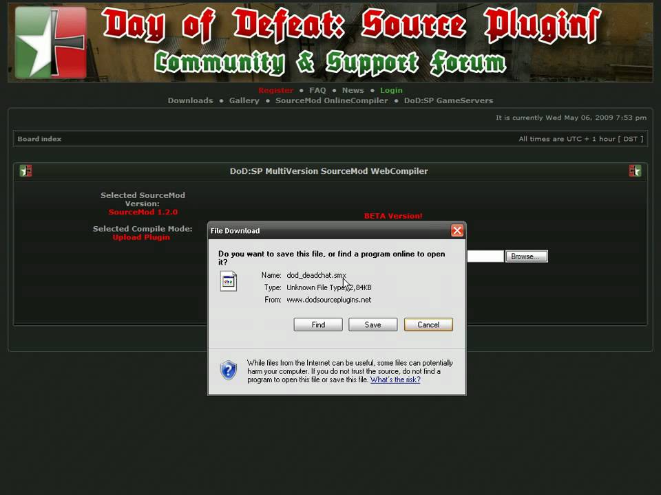 DoD Source Plugins - Multi-Version SourceMod WebCompiler - YouTube