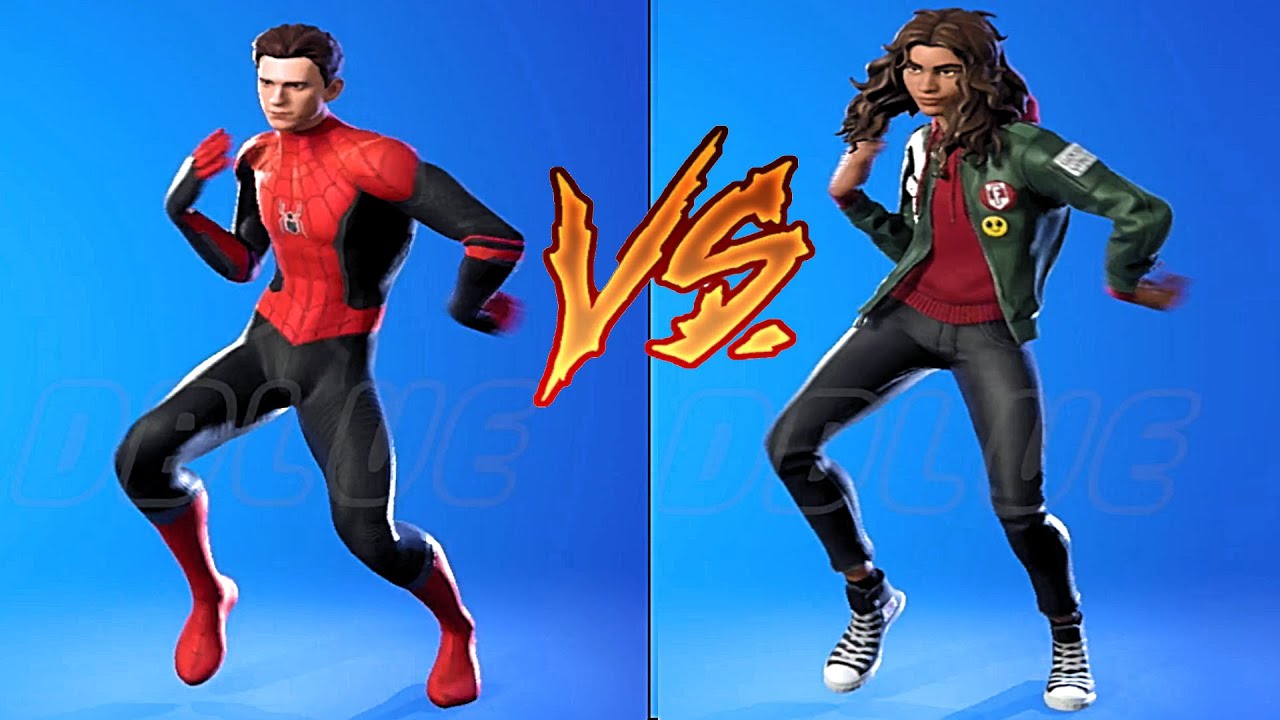 Spider-Man VS MJ (No Way Home) All Fortnite Dances & Emotes Skin ...
