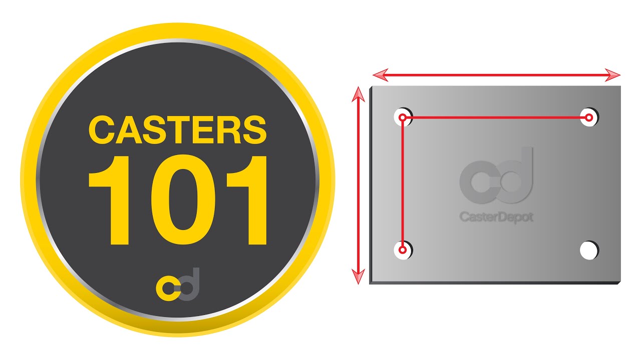 Casters 101: How to Measure a Caster's Top Plate - YouTube