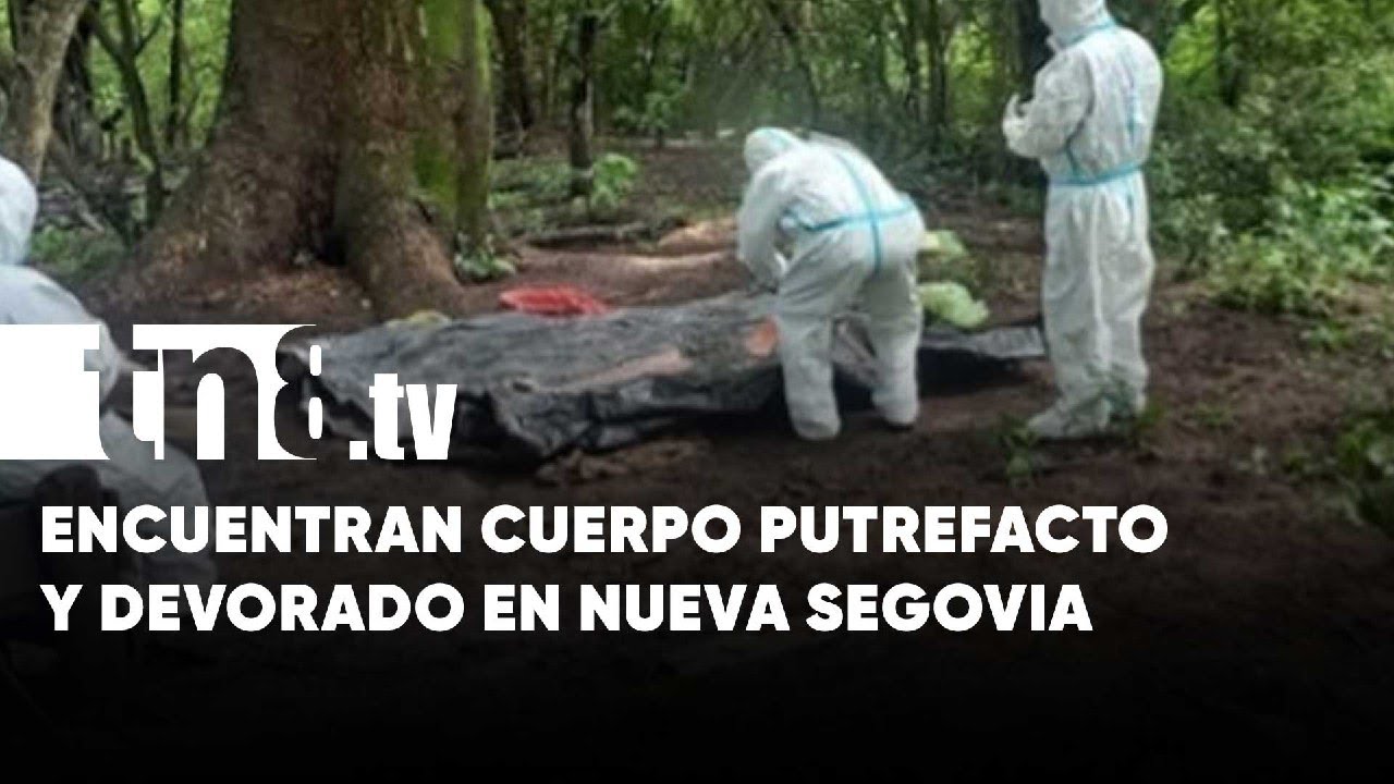 Descompuesto y devorado: Así hallan un cuerpo en Nueva Segovia - YouTube