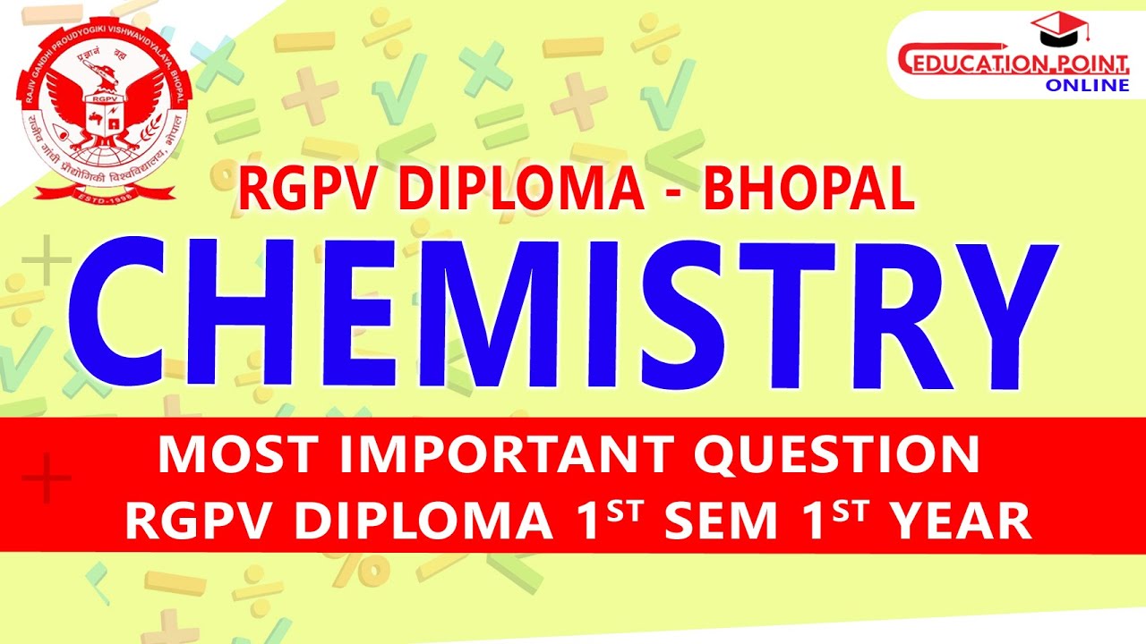 RGPV Diploma Applied Chemistry Most Important Question Diploma ...
