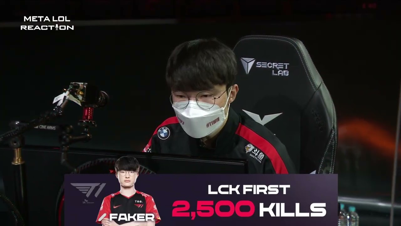 Faker record 2500 kills | T1 vs GEN - YouTube