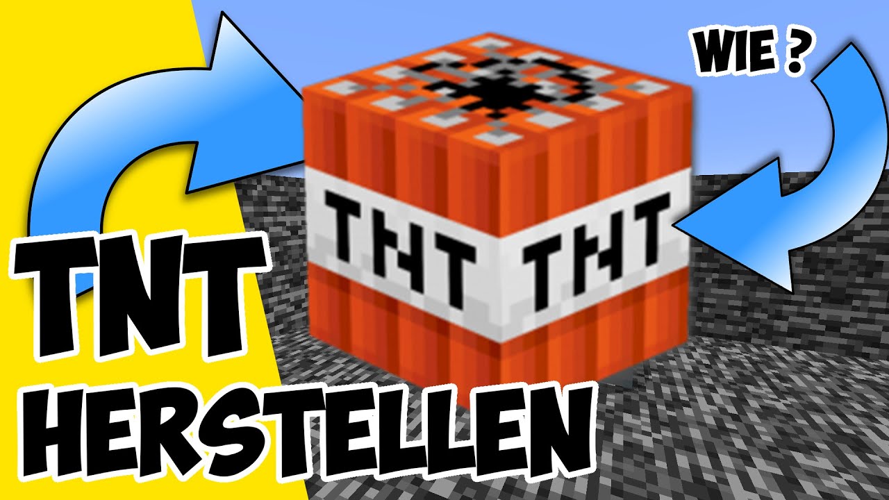 Minecraft TnT Herstellung | wie stellt man TNT in Minecraft her? - YouTube
