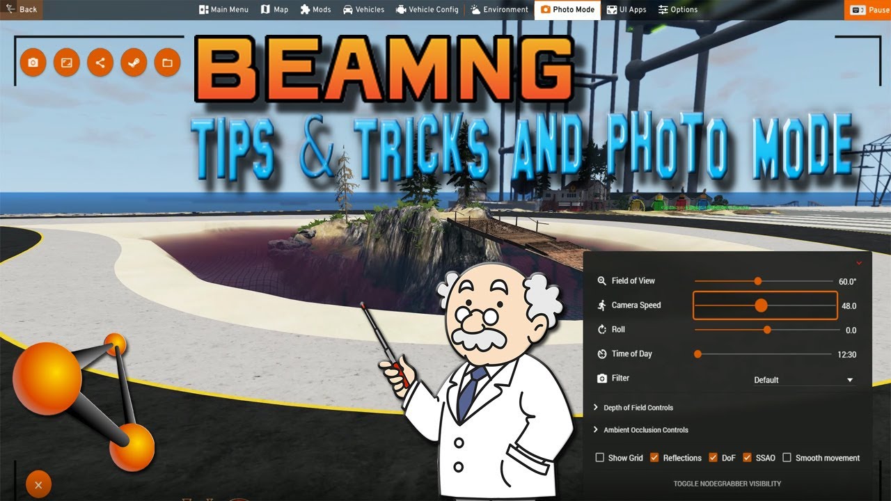 BeamNG - Tips & Tricks and Photo Mode... - YouTube