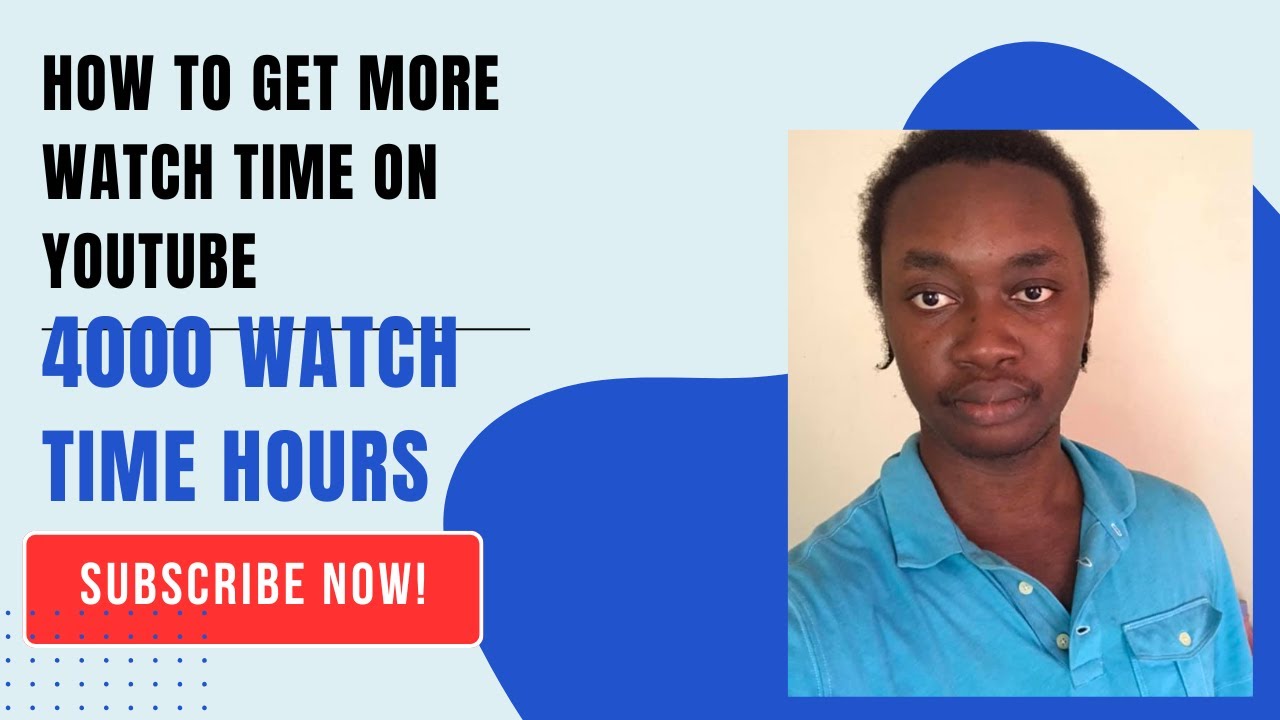 How to get 4000 watch time hours on YouTube! - YouTube