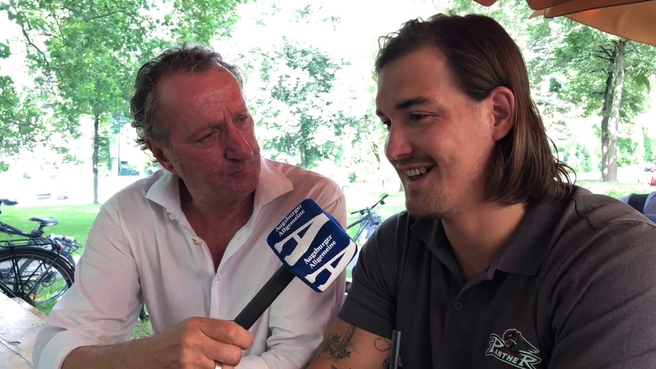 Der neue AEV-Stürmer Mitch Callahan im Interview - YouTube