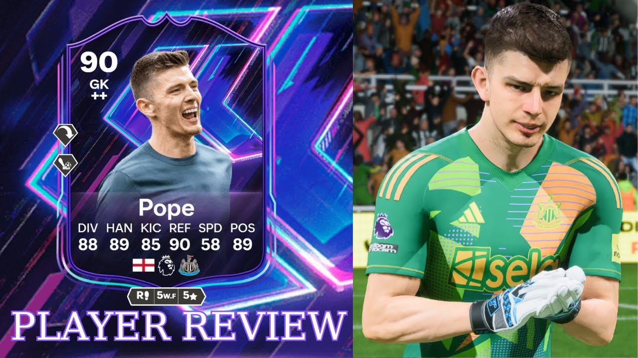 5SM/WF⭐ SBC 90 FLASHBACK Pope Player review - EA FC 25 - YouTube