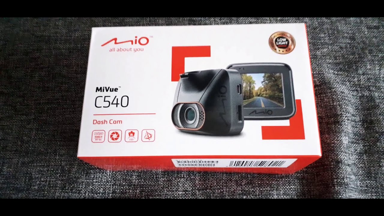 Camera auto Dvr Mio Mivue C540 Emag Unbox ! Dash cam! Autokamera ...