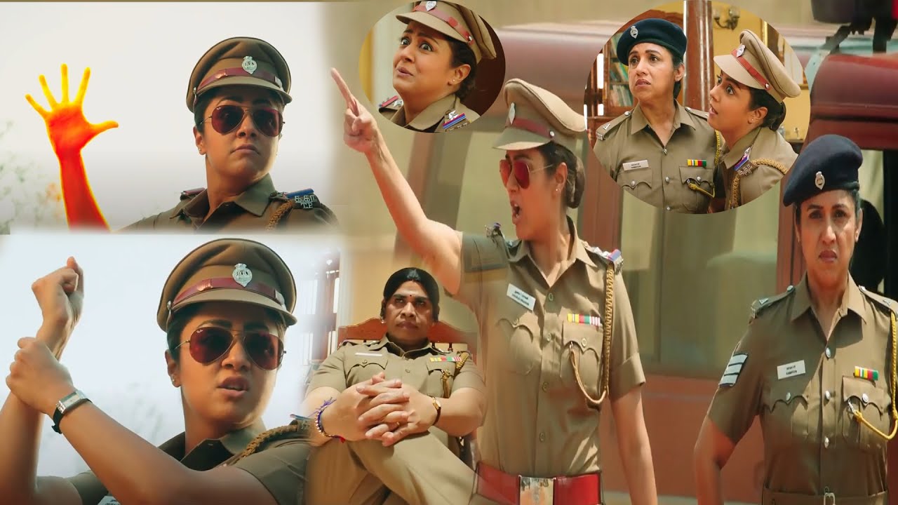 Jyothika Suryia And Revathi Powerful Police Action Scene | Rajendran ...