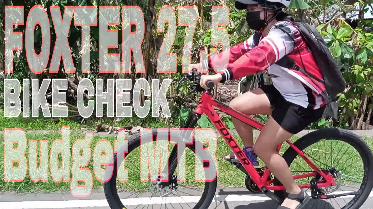 FOXTER 202 27.5||BIKE CHECK and DRIVE TEST||Budget Bike||MrLee Pads ...