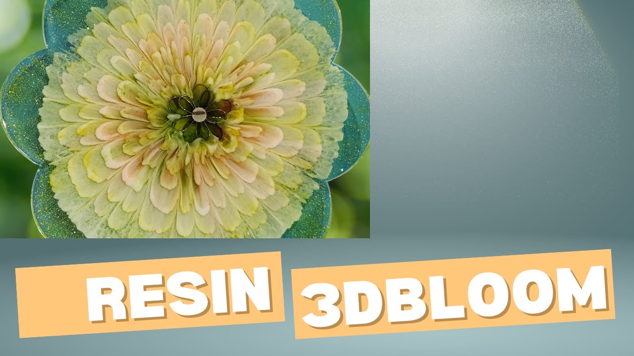Gorgeous & loads of petals in this Resin 3D bloom daisy tray! - YouTube