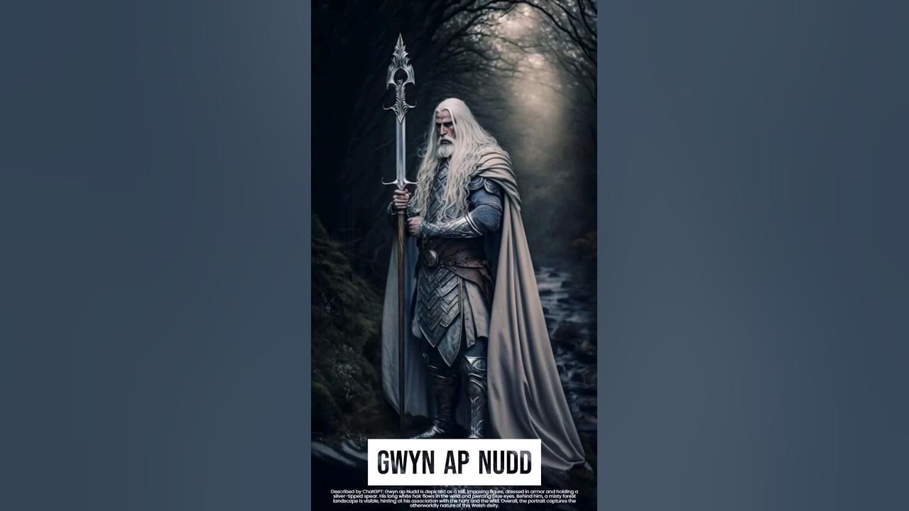Gwyn ap Nudd - The character of Welsh folklore described by #chatgpt and drawn by #midjourney ...