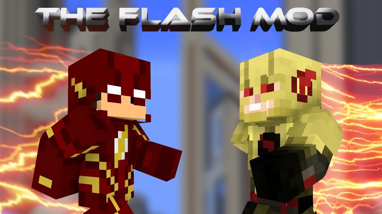 Minecraft The Flash /Speedster Mod Review (Black Flash , Savitar, Zoom ...