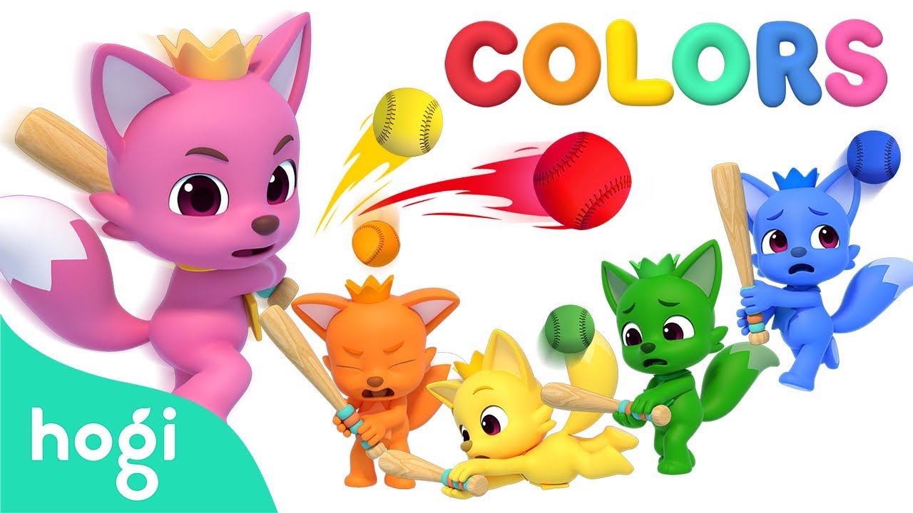 Learn Colors with Colorful Baseball ⚾️ | Colors Songs | Kids Learn ...