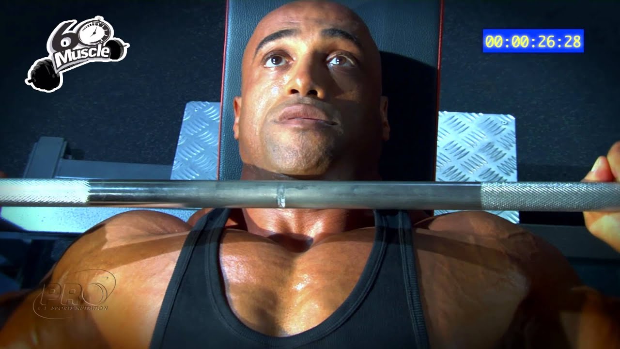 Institucional - 60Muscle com Dennis James | Parte 2 - Supino Inclinado ...