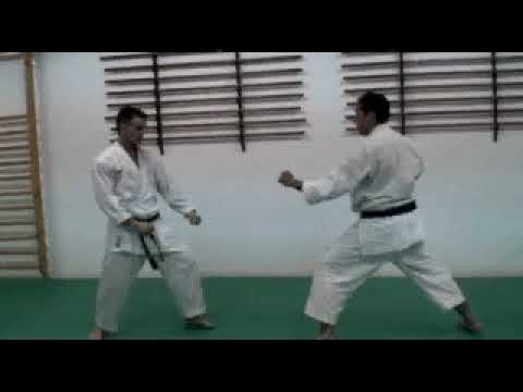 Aplicaciones vs. palo y cuchillo. Karate Do Shotokai.