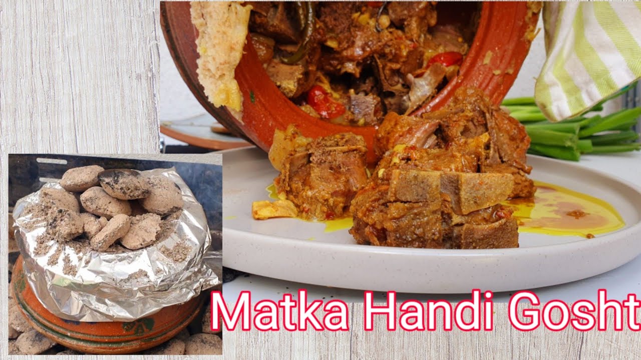 Mutton Handi | Matka Gosht | Mutton Handi Gosht Recipe | Food Ocean ...