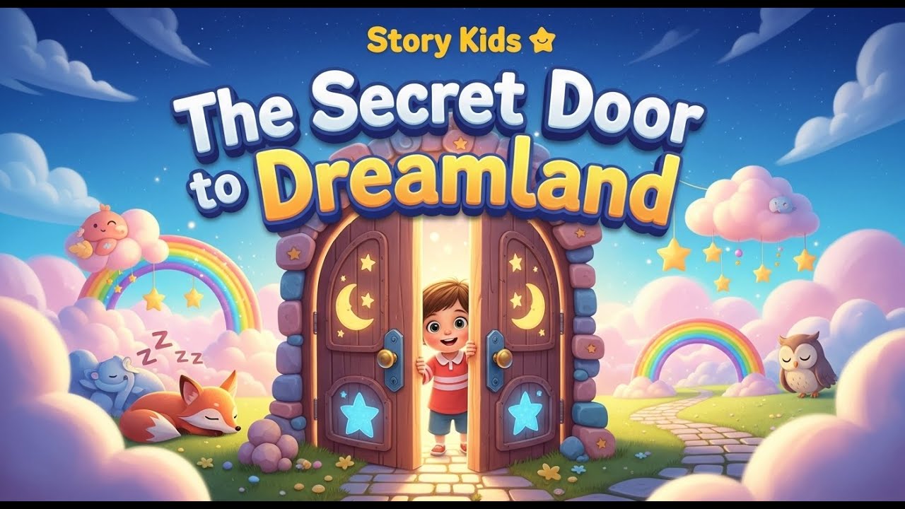 The Secret Door to Dreamland 🌙🚪 | Magical Bedtime Cartoon Story in ...