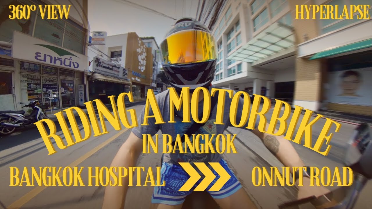 What is it like driving in Bangkok? PART ONE 4K (BKK hospital to Onnut ...