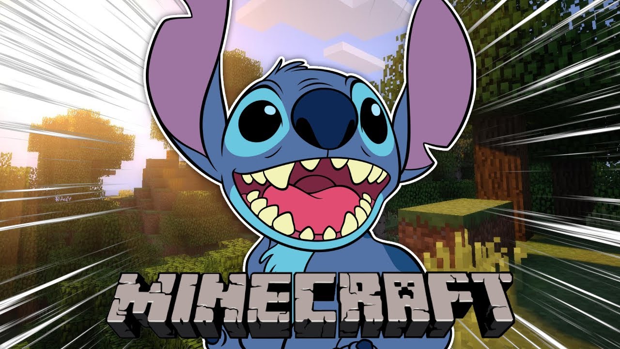 Stitch Plays Minecraft!!! - YouTube