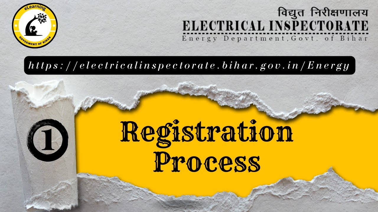 Complete Registration Process for electrical inspectorate Drawing ...