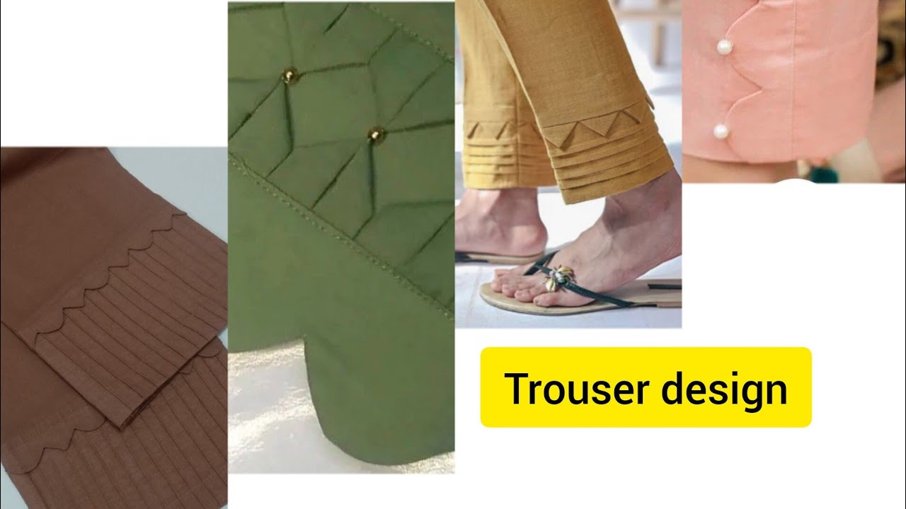 Beautiful and trendy trousers bottom design#trouserdesign #summer dress ...