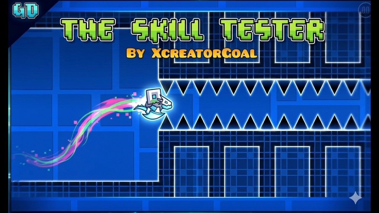I played The Skill Tester (Geometry Dash) - YouTube