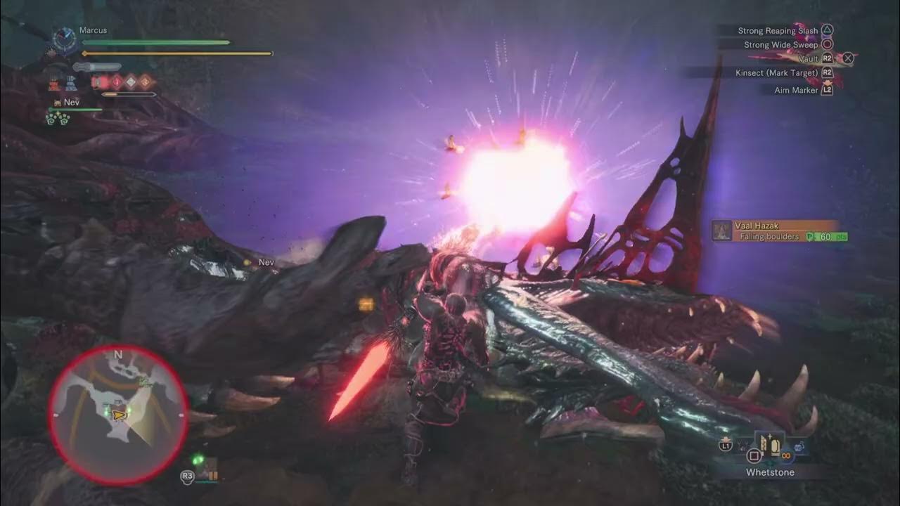 MHW: Iceborne Marcus Insect Glaive X Vaal Hazak - YouTube