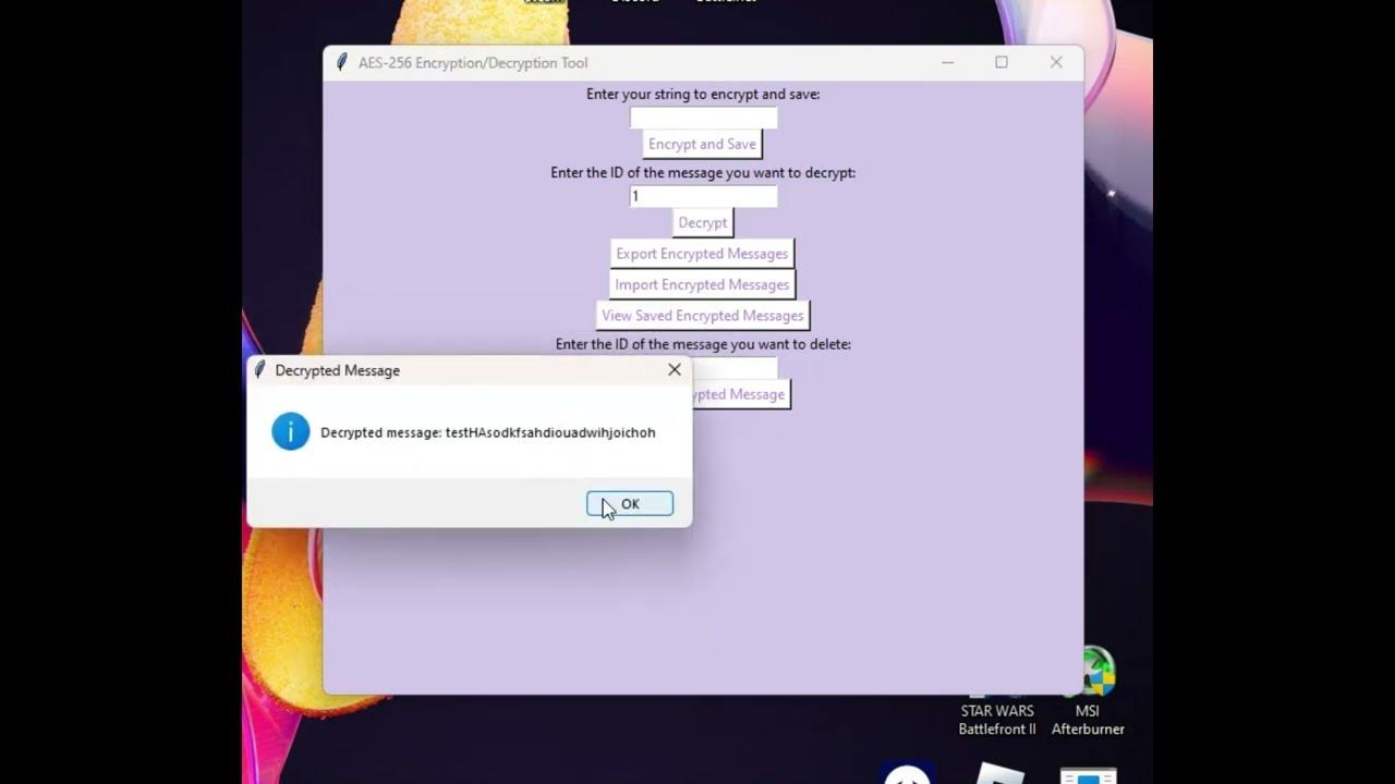 AES256 Encrypt/Decryption - YouTube