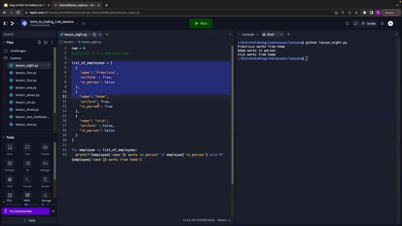 W3D2: Intro to Coding Live Python [Short Hand Python] - YouTube