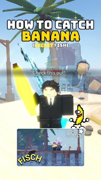 How to catch the NEW SECRET BANANA in Roblox FISCH! #roblox #fisch #gaming - YouTube