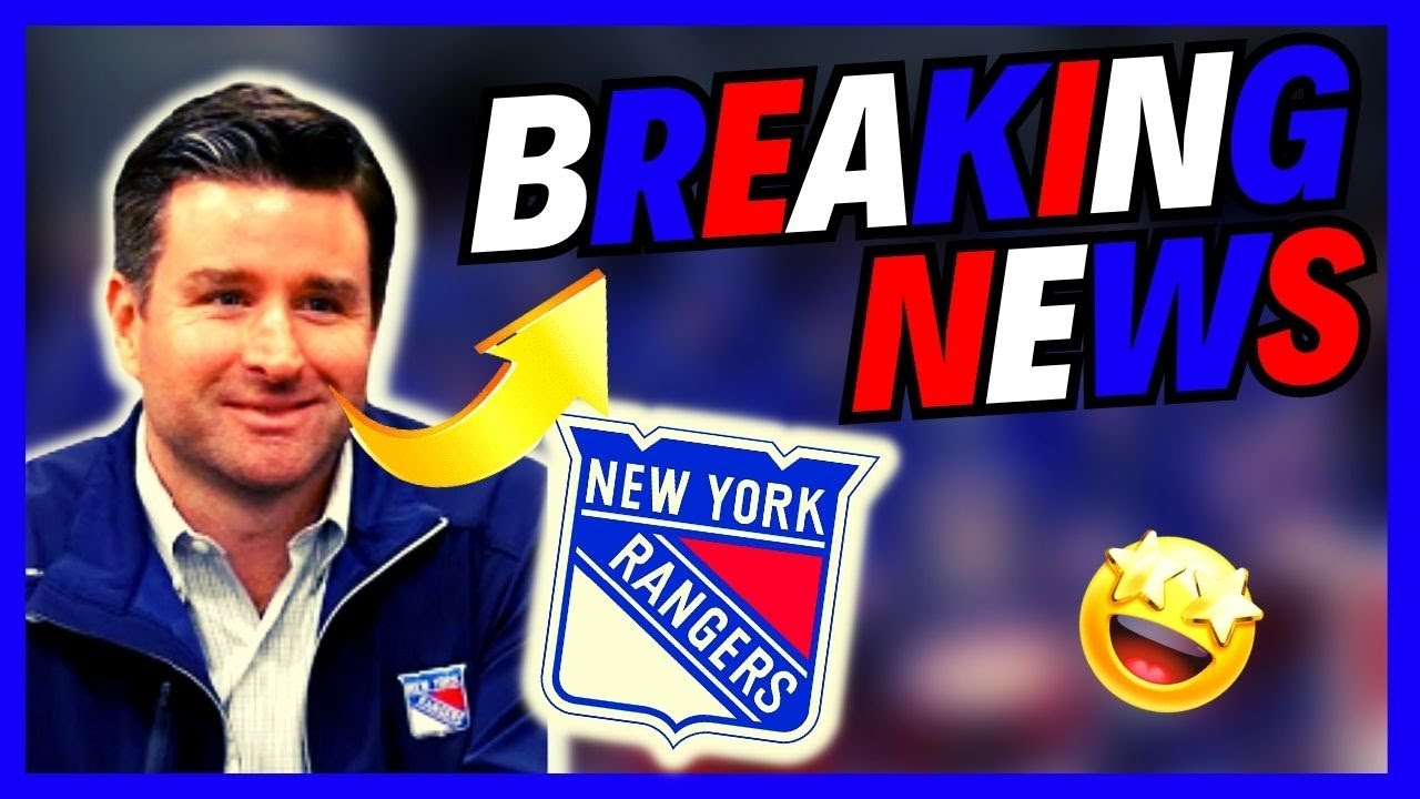 REVEALED NOW! NEW YORK RANGERS CONFIRMS! RANGERS NEWS TODAY! NHL - YouTube
