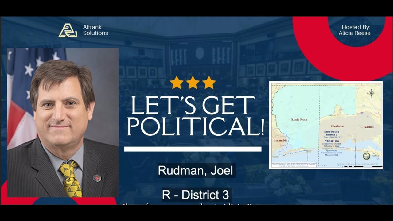 Lets Get Political with Florida State Representative Dr Joel Rudman ...