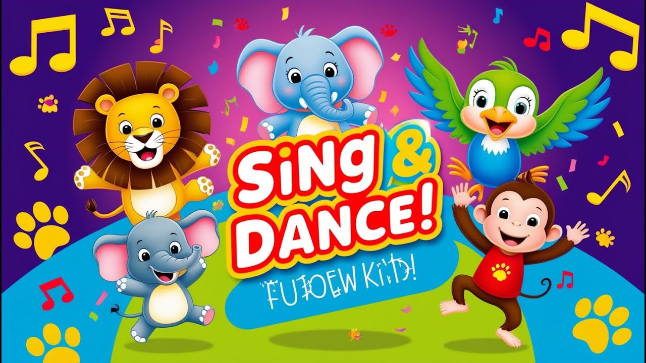 Sing, Dance & Play! Fun Animal Song for Kids with Sounds & Movements ...