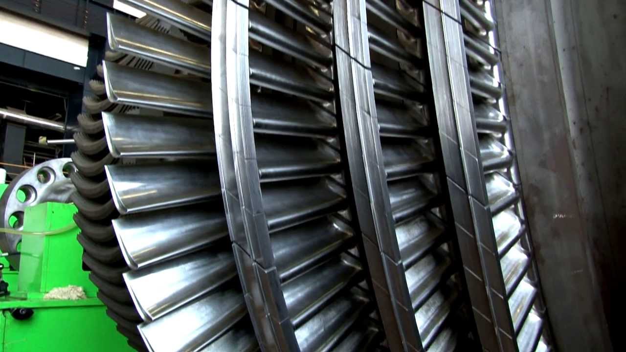 HBM100t-steam turbine LP rotor - YouTube