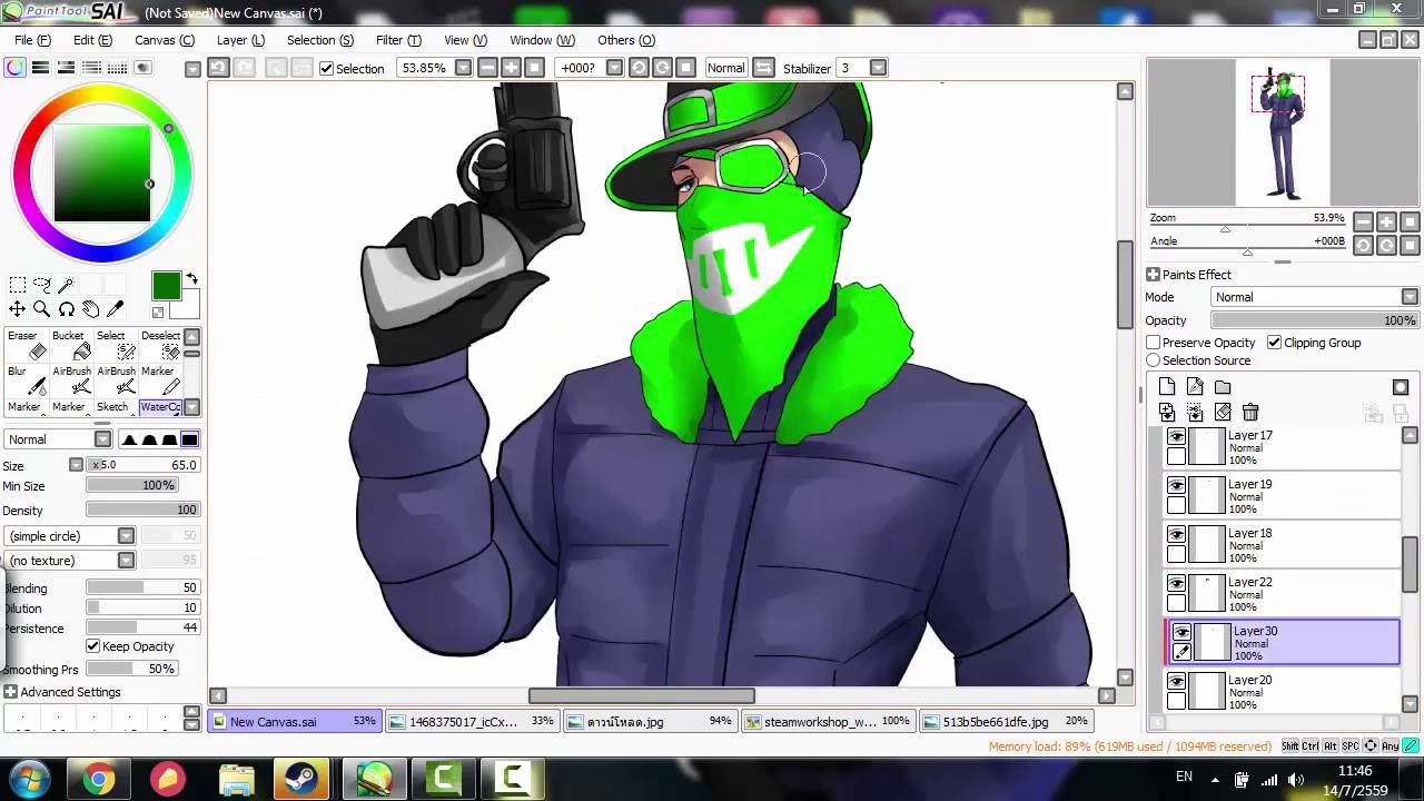 TF2 - Timelapse art - Spectrum's spy loadout - YouTube