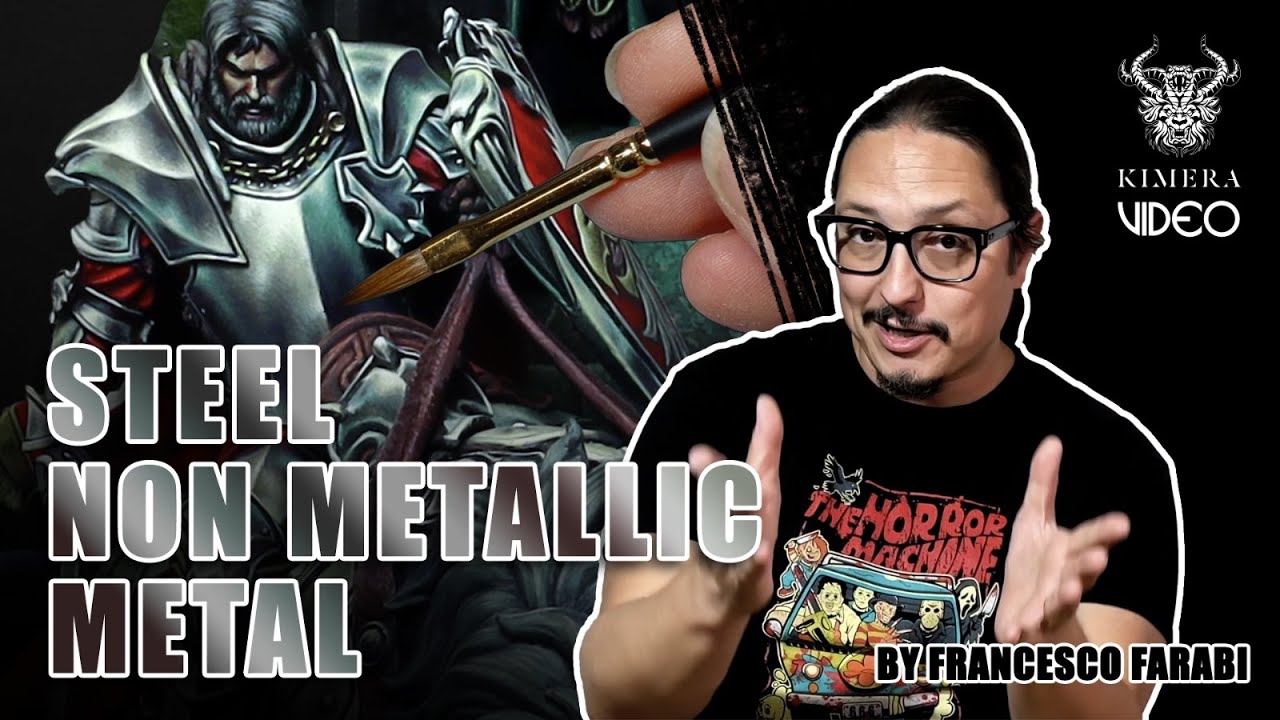 Learning how to paint NON METALLIC METAL SILVER from start to finish ...