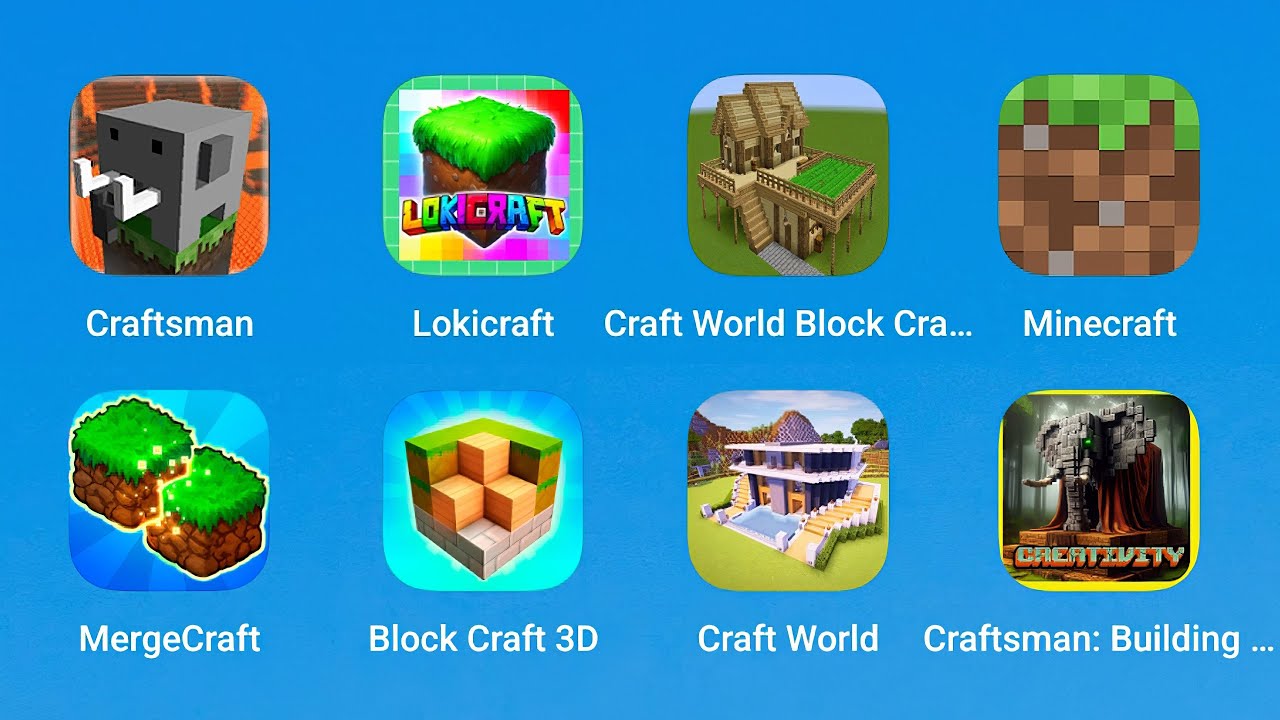 Craftsman, Lokicraft, Craft World Block, Minecraft, MergeCraft, Block ...