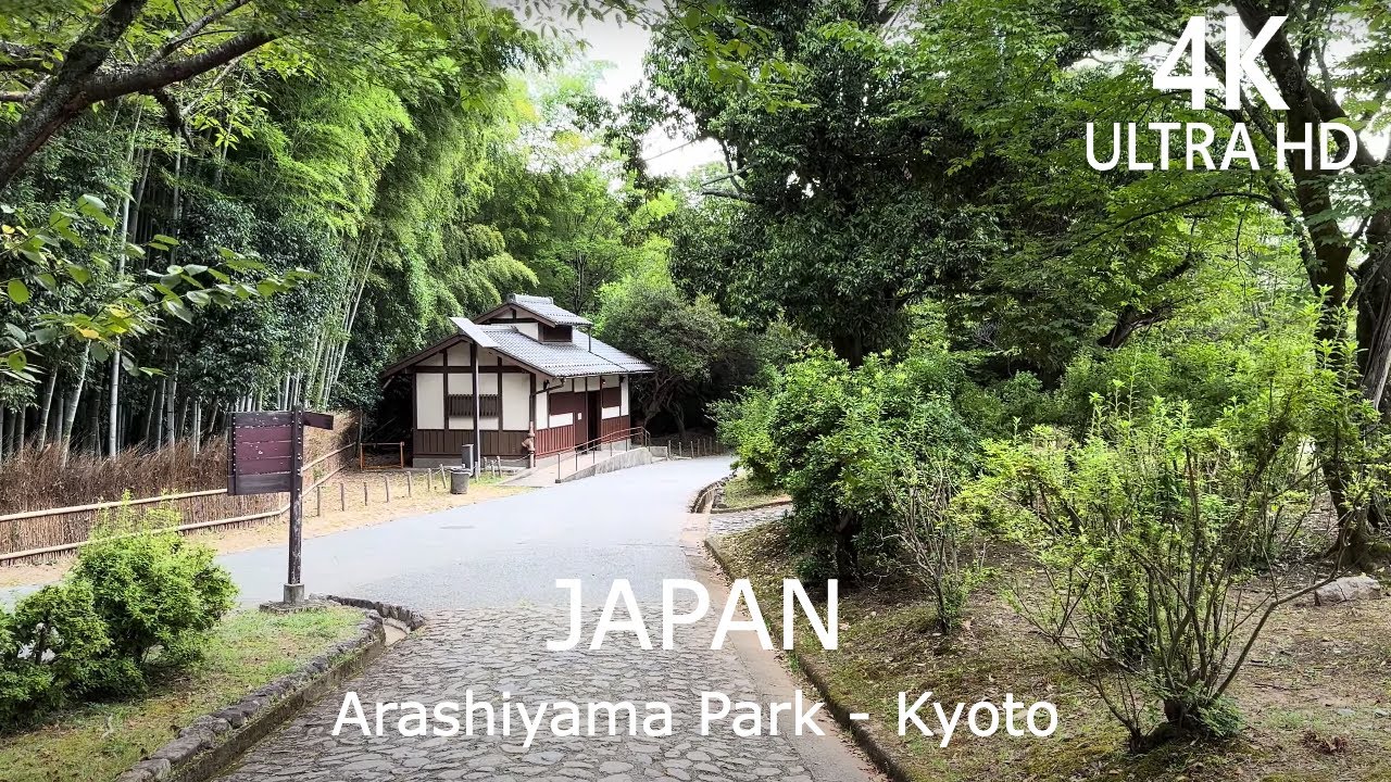 4K Walk Tour - Morning Walking in Mountain Park, Kyoto | Japan - YouTube